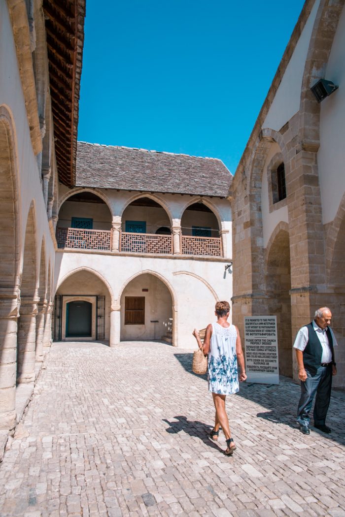 Monastery of Holly Cross in Omodos, Cyprus
